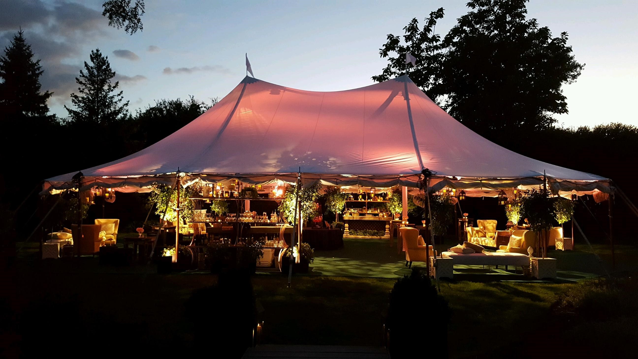 Sailcloth Tent Rentals | Blue Peak Tents, Inc.