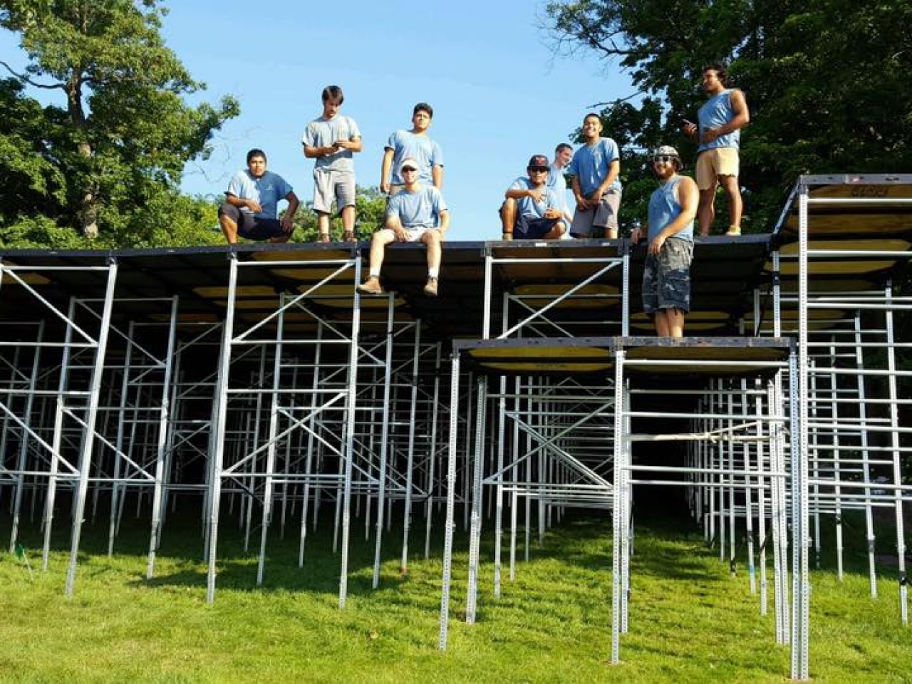 Leveled Tent Flooring – Blue Peak Tents, Inc.